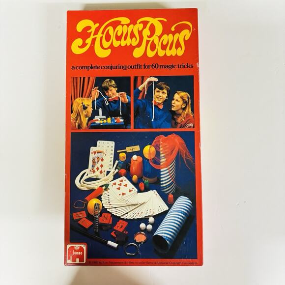 Other | Rare 198 Hocus Pocus Magic Show Jumbo 60 Tricks W Instructions ...
